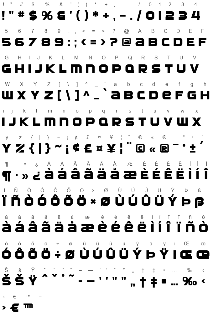 SF Automaton - Abstract Fonts - Download Free Fonts