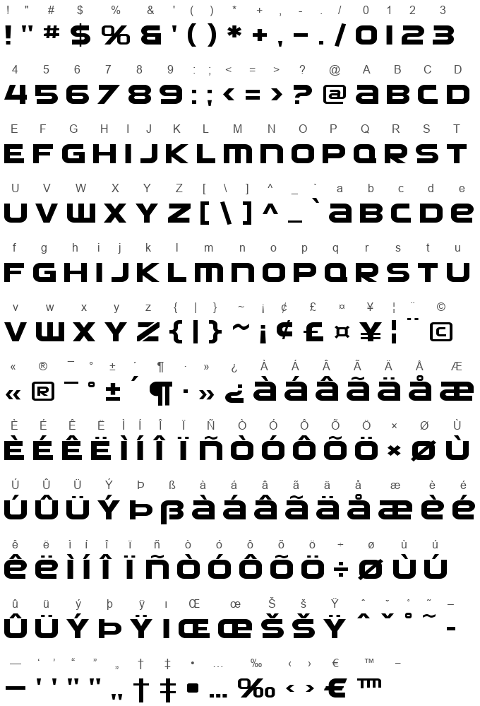 SF Automaton Extended - Abstract Fonts - Download Free Fonts