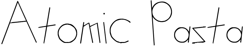 Atomic Pasta - Abstract Fonts - Download Free Fonts