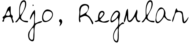 Aljo - Abstract Fonts - Download Free Fonts