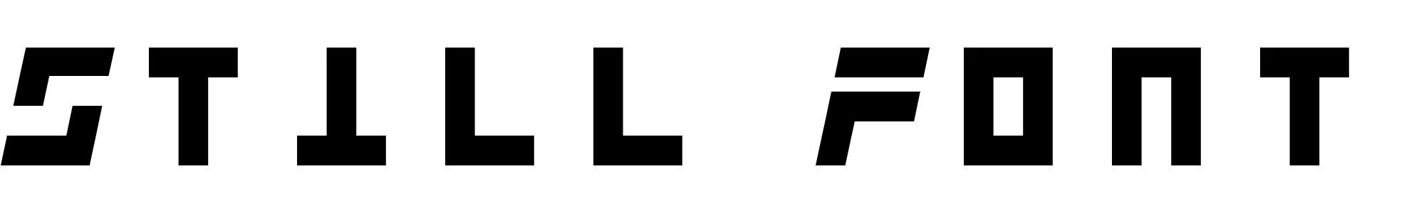 Still Font - Abstract Fonts - Download Free Fonts
