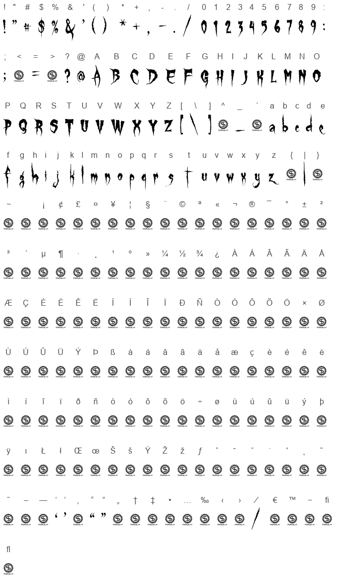 Gypsy Curse - Abstract Fonts - Download Free Fonts