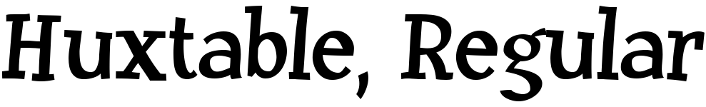 Huxtable - Abstract Fonts - Download Free Fonts