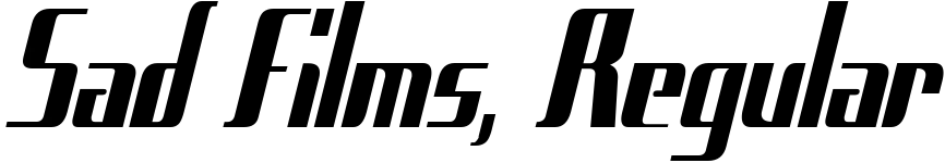 Sad Films - Abstract Fonts - Download Free Fonts