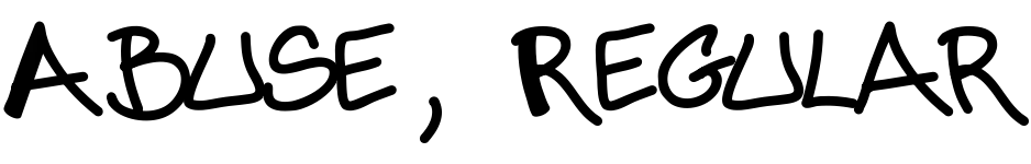 Abuse - Abstract Fonts - Download Free Fonts