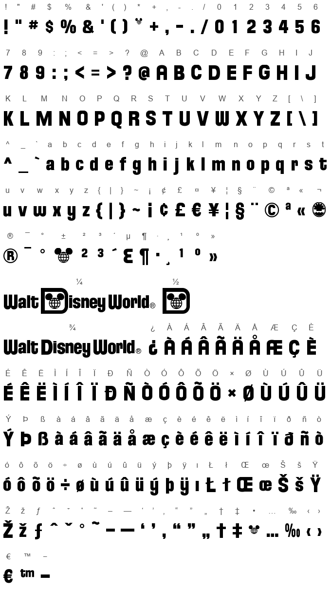 Florida Project Phase One - Abstract Fonts - Download Free Fonts