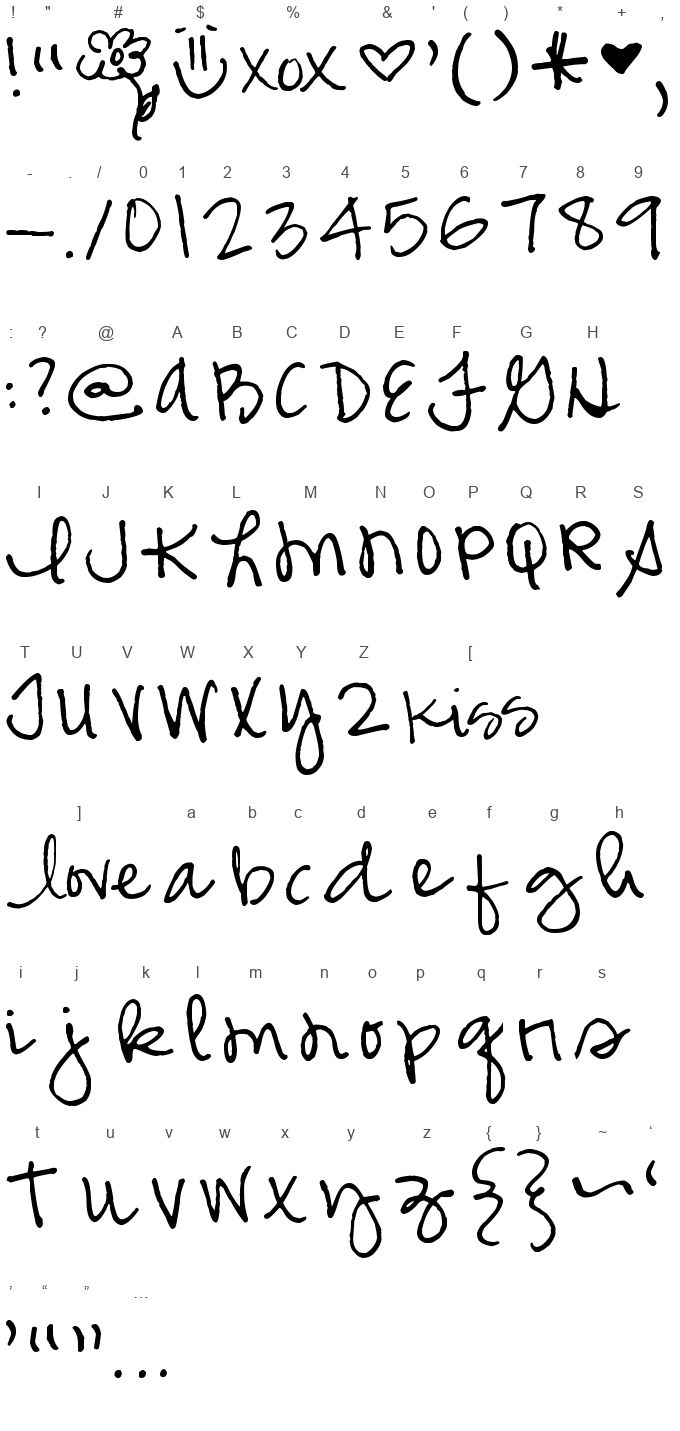 Pea Glo-Girl Script - Abstract Fonts - Download Free Fonts