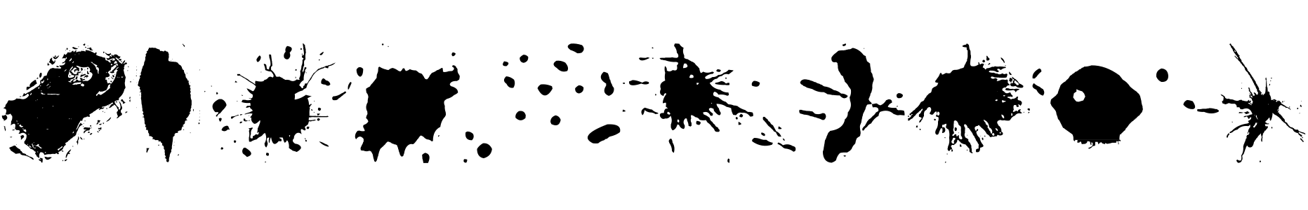 Split splat splodge - Abstract Fonts - Download Free Fonts