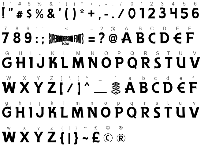 Anderson The Secret Service - Abstract Fonts - Download Free Fonts