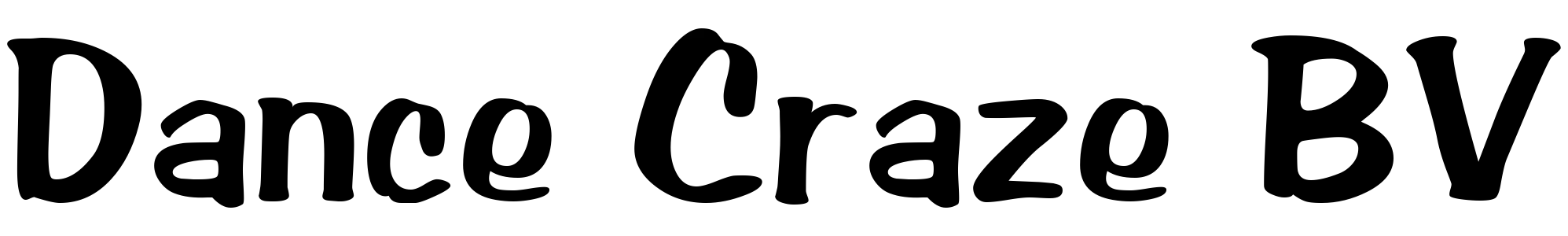 Dance Craze BV - Abstract Fonts - Download Free Fonts