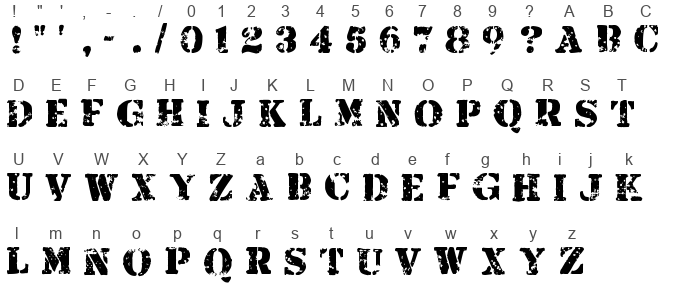 Armalite Rifle - abstract fonts - download free fonts