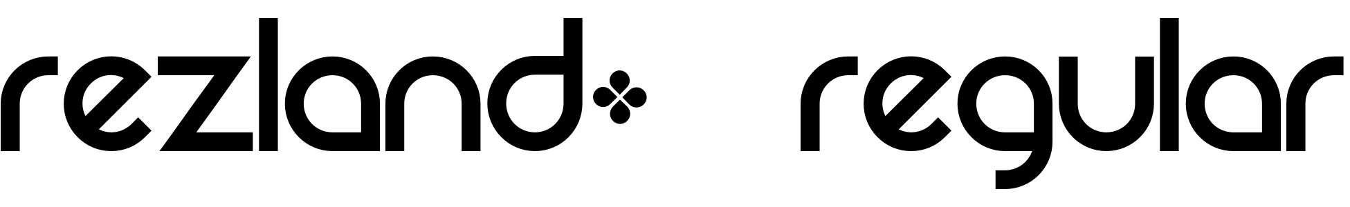 Rezland - abstract fonts - download free fonts