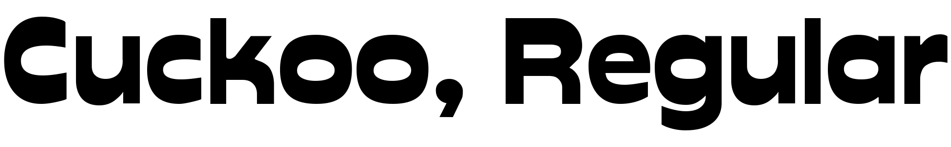 Cuckoo - Abstract Fonts - Download Free Fonts