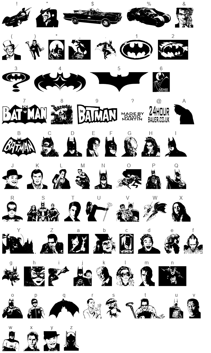 Batman The Dark Knight - Abstract Fonts - Download Free Fonts