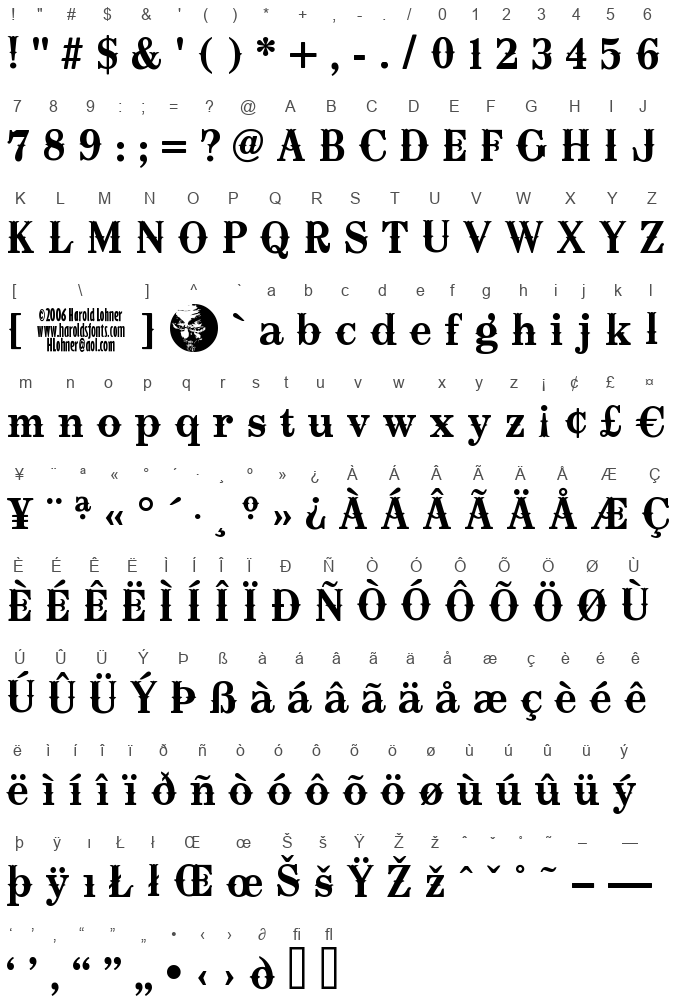 Oklahoma - Abstract Fonts - Download Free Fonts