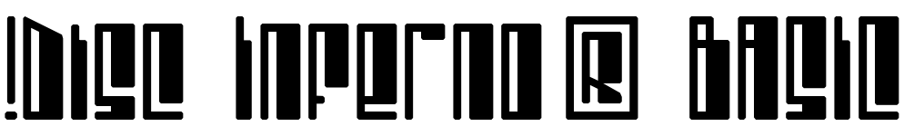 !Disc Inferno® BASIC - Abstract Fonts - Download Free Fonts