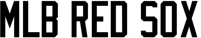 MLB Red Sox - Abstract Fonts - Download Free Fonts