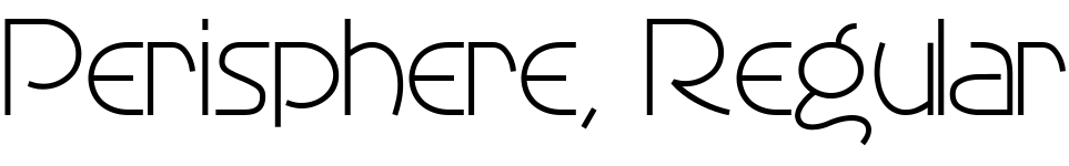 Perisphere - Abstract Fonts - Download Free Fonts