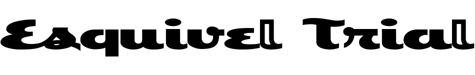 Esquivel Trial - Abstract Fonts - Download Free Fonts
