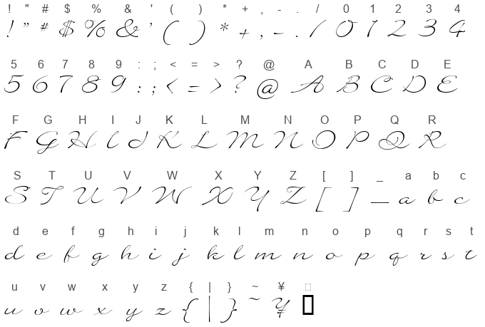 Quilline Script Thin - Abstract Fonts - Download Free Fonts