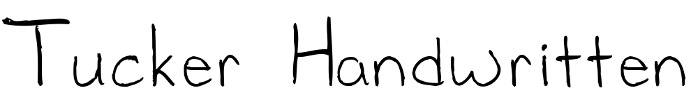Tucker Handwritten - Abstract Fonts - Download Free Fonts