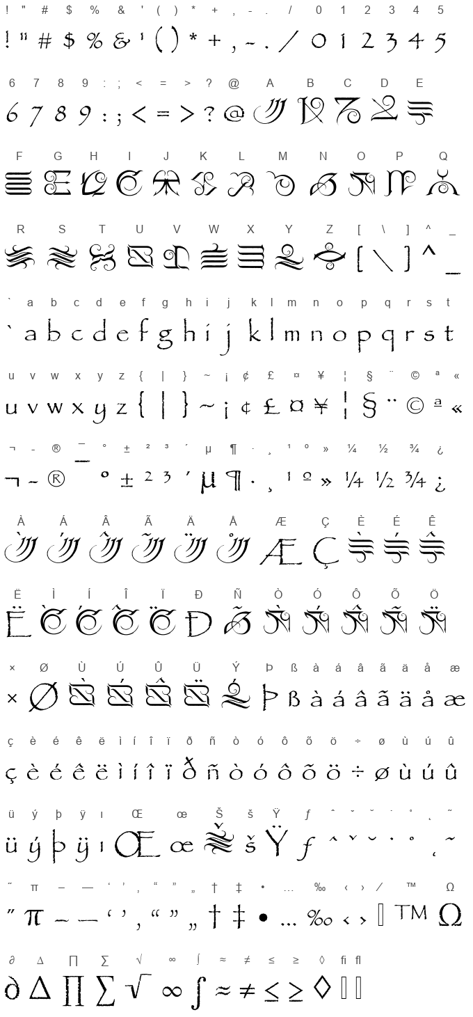 Runes - Abstract Fonts - Download Free Fonts