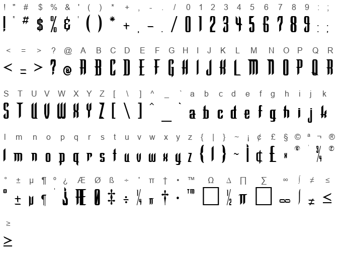 Warlock - Abstract Fonts - Download Free Fonts