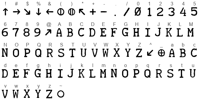 TELETYPE 1945-1985 - Abstract Fonts - Download Free Fonts