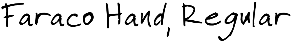 Faraco Hand - Abstract Fonts - Download Free Fonts