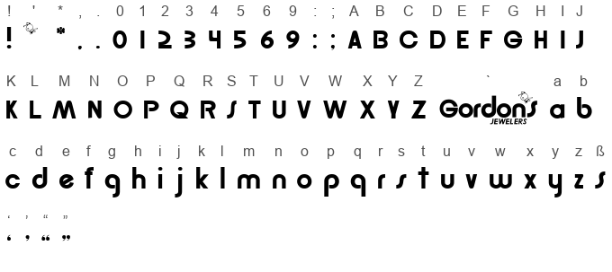 Gordon - Abstract Fonts - Download Free Fonts