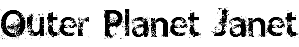 Outer Planet Janet - Abstract Fonts - Download Free Fonts