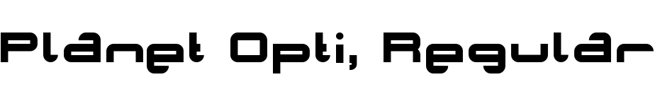 Planet Opti - Abstract Fonts - Download Free Fonts
