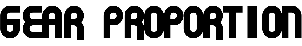 Gear Proportion - Abstract Fonts - Download Free Fonts