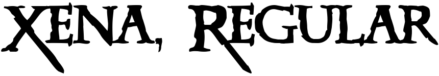 Xena - Abstract Fonts - Download Free Fonts