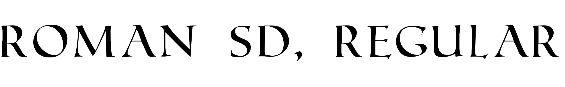 Roman SD - Abstract Fonts - Download Free Fonts