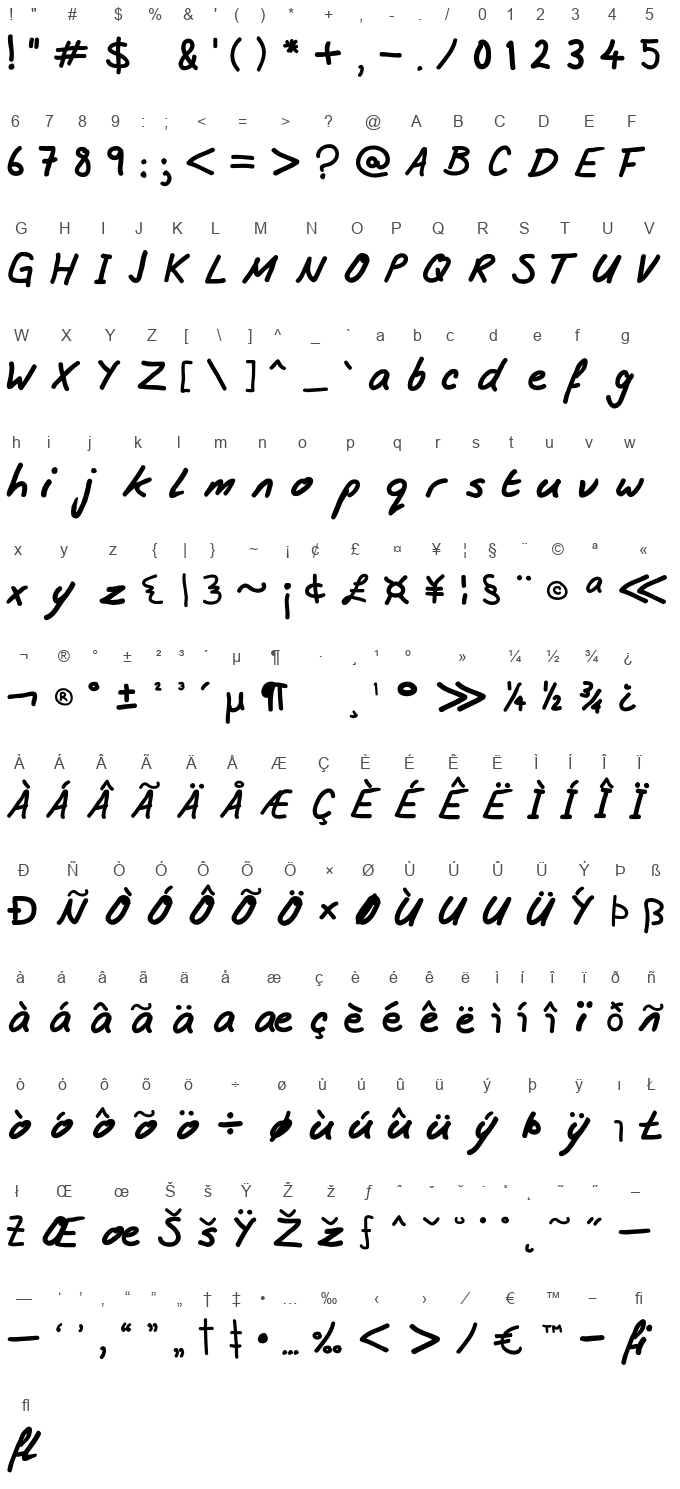 Andrew Ward - Abstract Fonts - Download Free Fonts