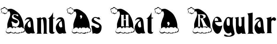 Santa's Hat - Abstract Fonts - Download Free Fonts