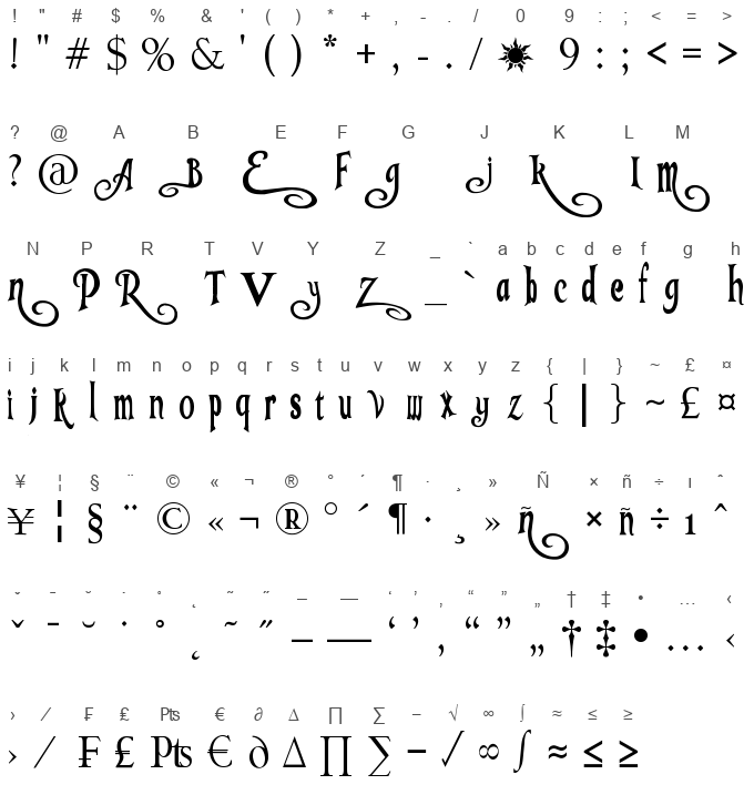 Tangled - Abstract Fonts - Download Free Fonts