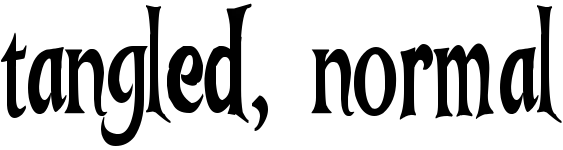 Tangled - Abstract Fonts - Download Free Fonts