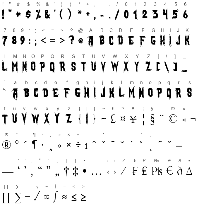 Mostly Ghostly - Abstract Fonts - Download Free Fonts