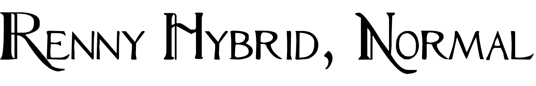 Renny Hybrid - Abstract Fonts - Download Free Fonts