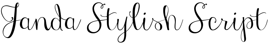 Janda Stylish Script - Abstract Fonts - Download Free Fonts