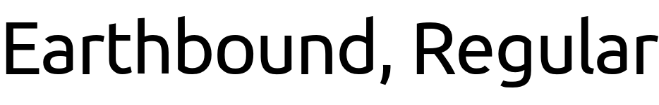 Earthbound - Abstract Fonts - Download Free Fonts