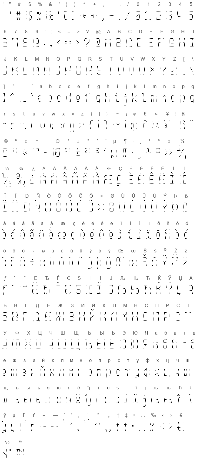 Modern Dot Digital-7 - Abstract Fonts - Download Free Fonts