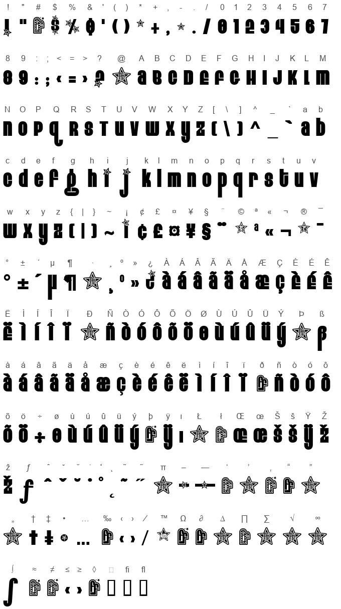 Eight Track program two - Abstract Fonts - Download Free Fonts