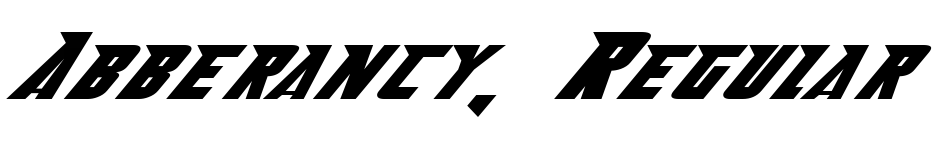 Abberancy - Abstract Fonts - Download Free Fonts