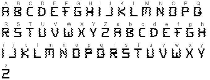 A to Z - Abstract Fonts - Download Free Fonts