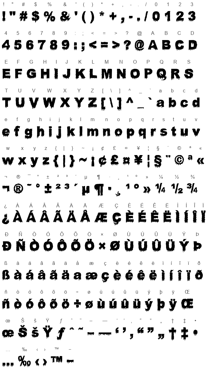 Bloody Stump - Abstract Fonts - Download Free Fonts