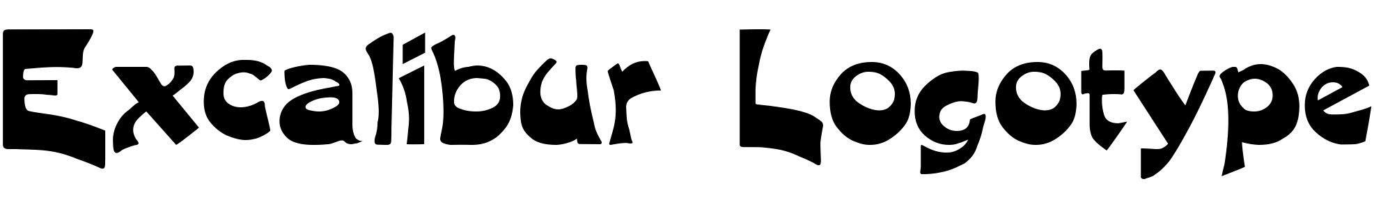 Excalibur Logotype - Abstract Fonts - Download Free Fonts