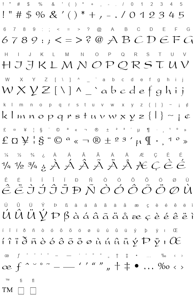 Hansa - Abstract Fonts - Download Free Fonts